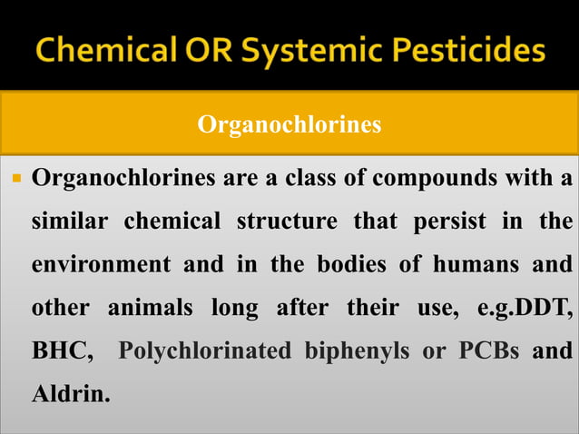 Classification of pesticides | PPTX