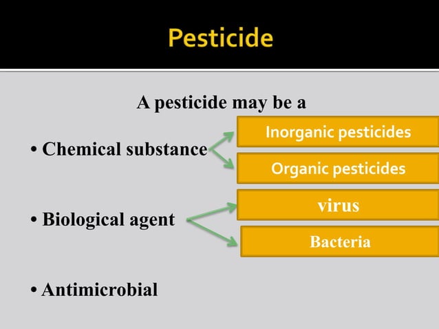 Classification of pesticides | PPTX