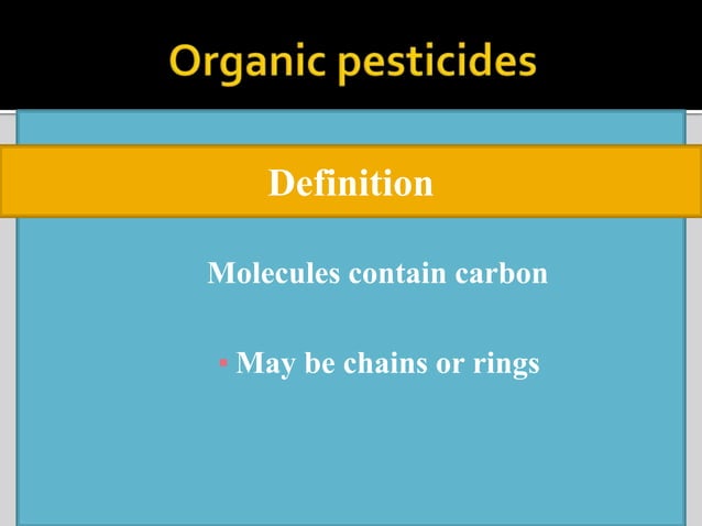 Classification of pesticides | PPTX