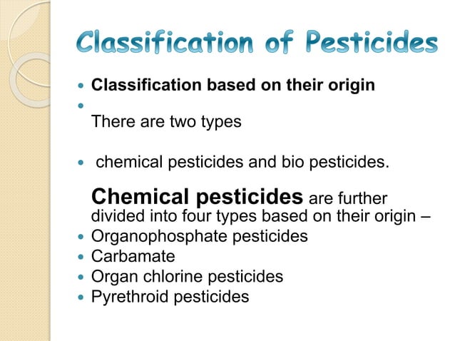 Classification of pesticides & fungicides | PPTX | Gardening | Home ...