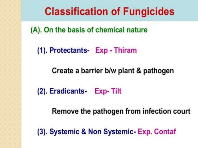 Classification of pesticides & fungicides | PPTX | Gardening | Home ...