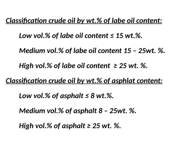Classification of Petroleum products.pptx | Commodities | Economy