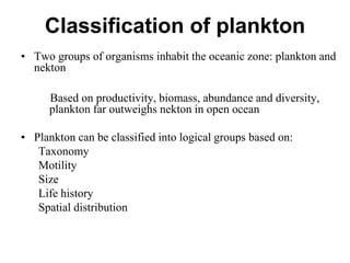Classification of phytoplankton | PPT