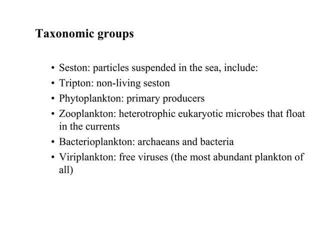 Classification of phytoplankton | PPT | Fish and Aquariums | Pets