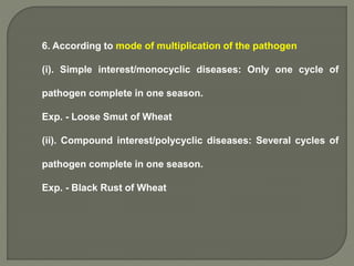 Classification of plant disease | PPTX