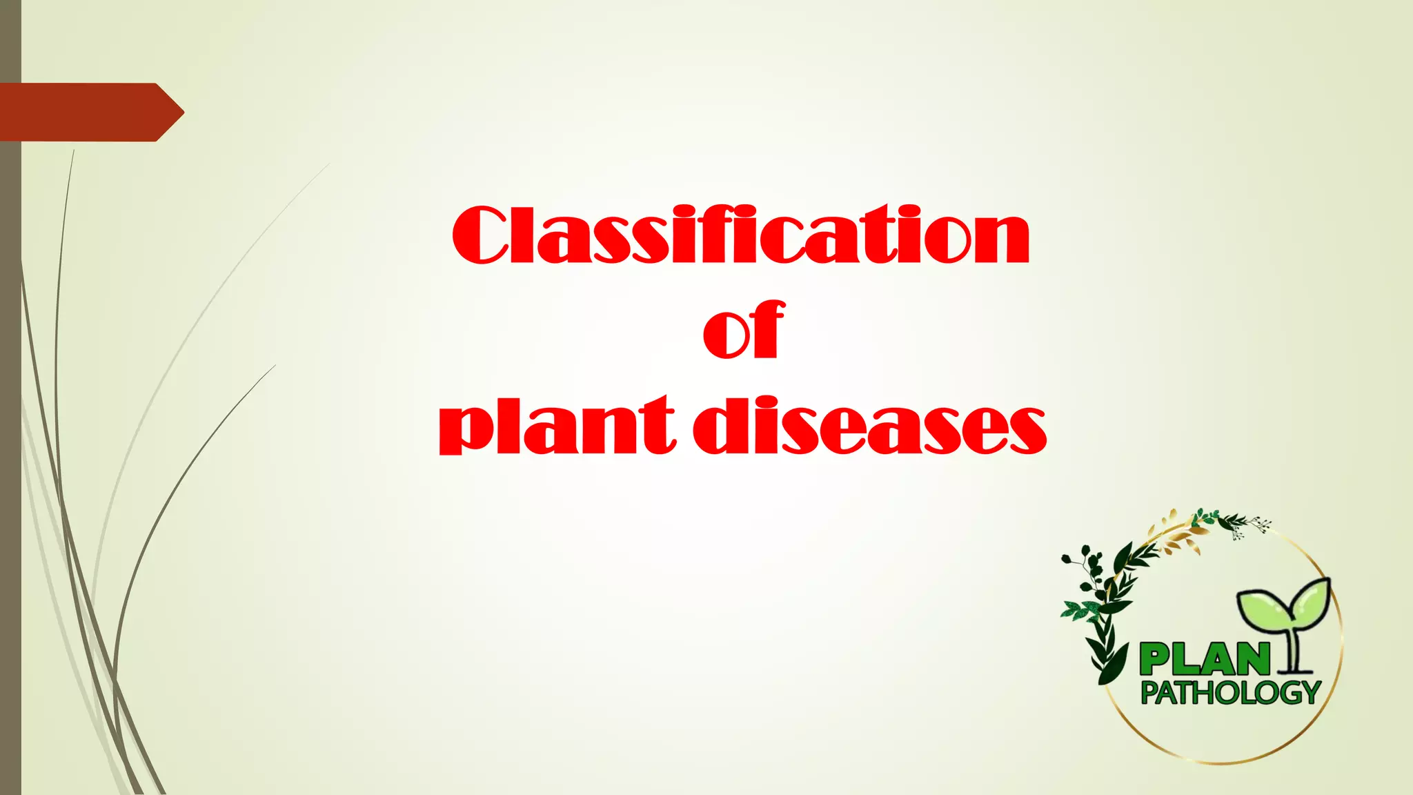 Classification of plant disease | PPT
