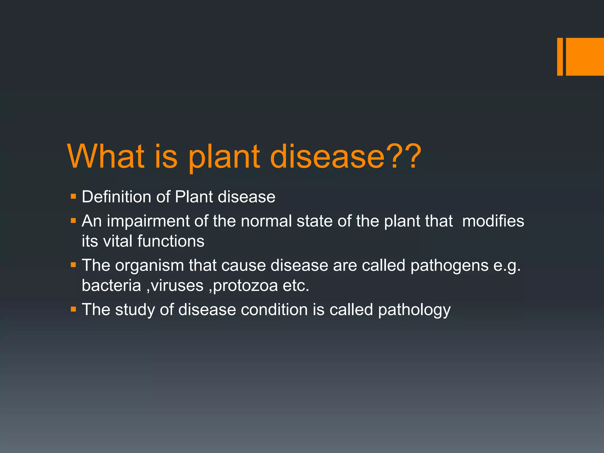 Classification of plant diseases | PPTX