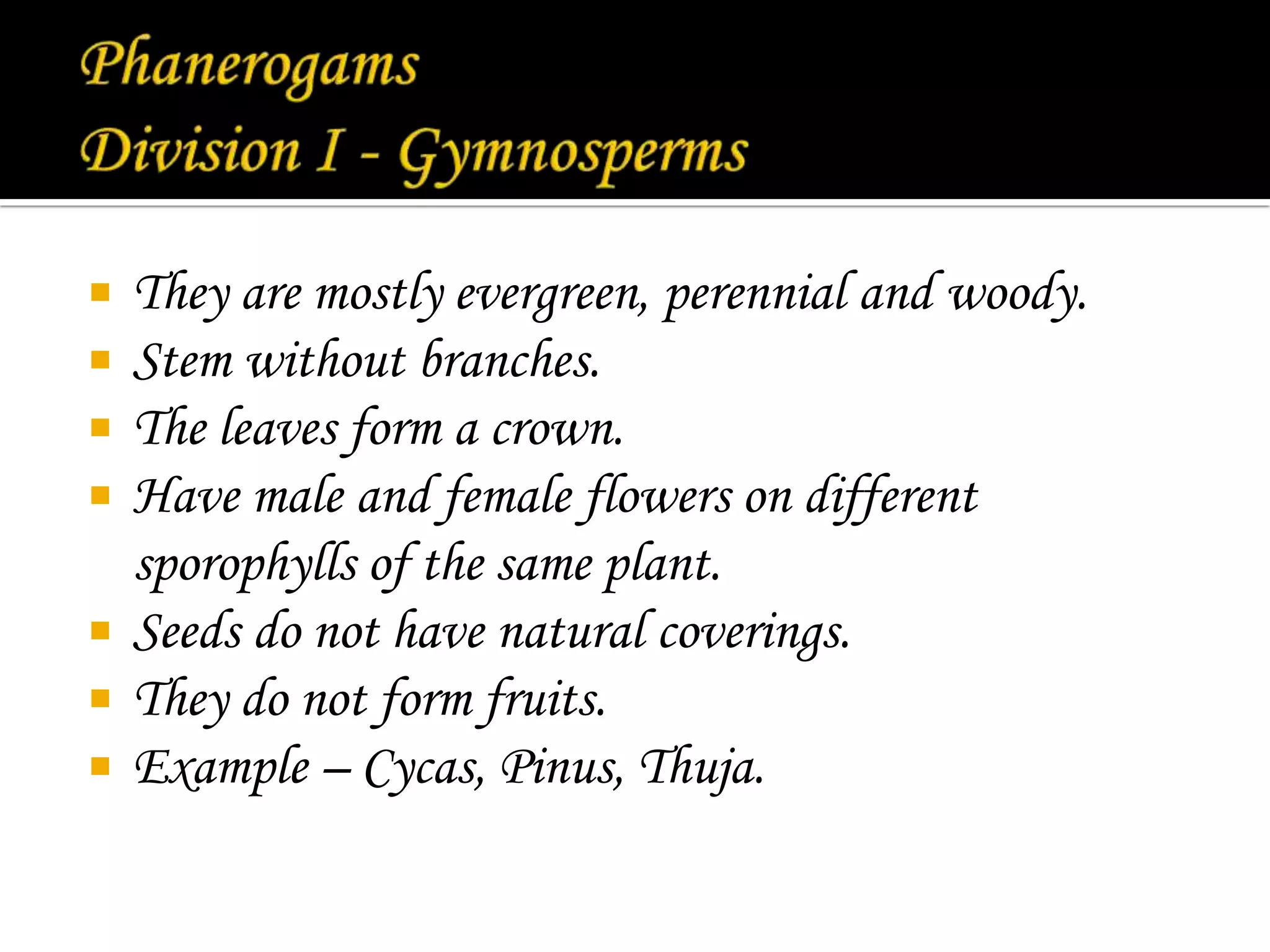 Classification of plants | PDF