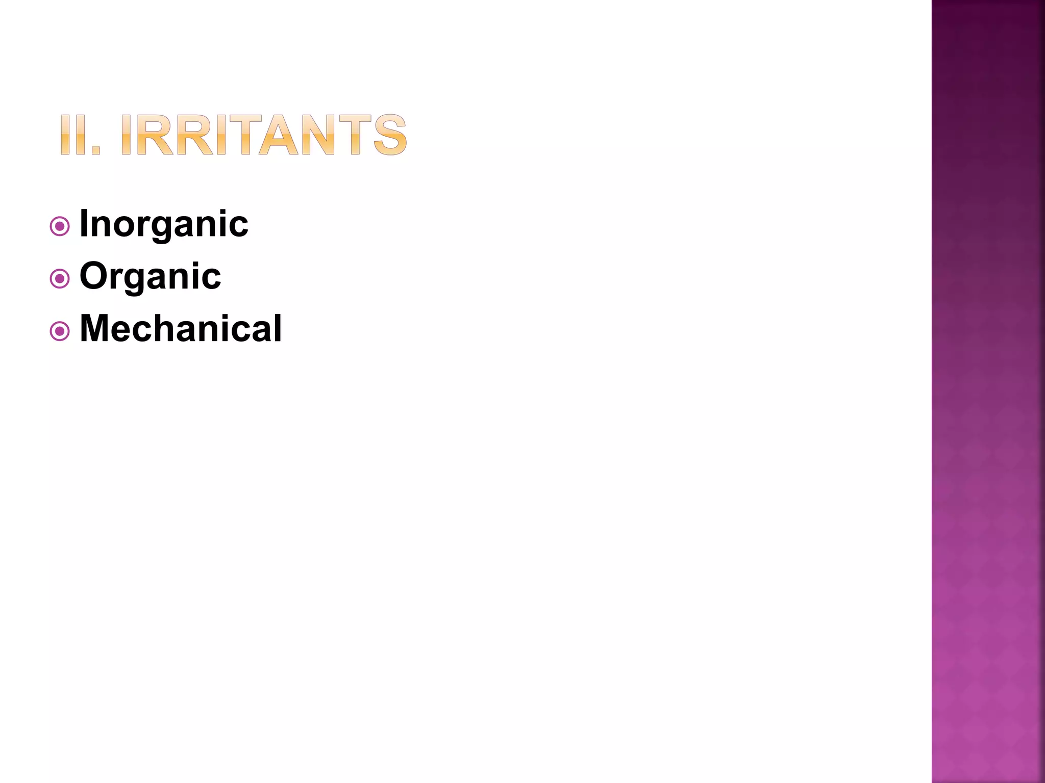 Classification of Poisons | PDF