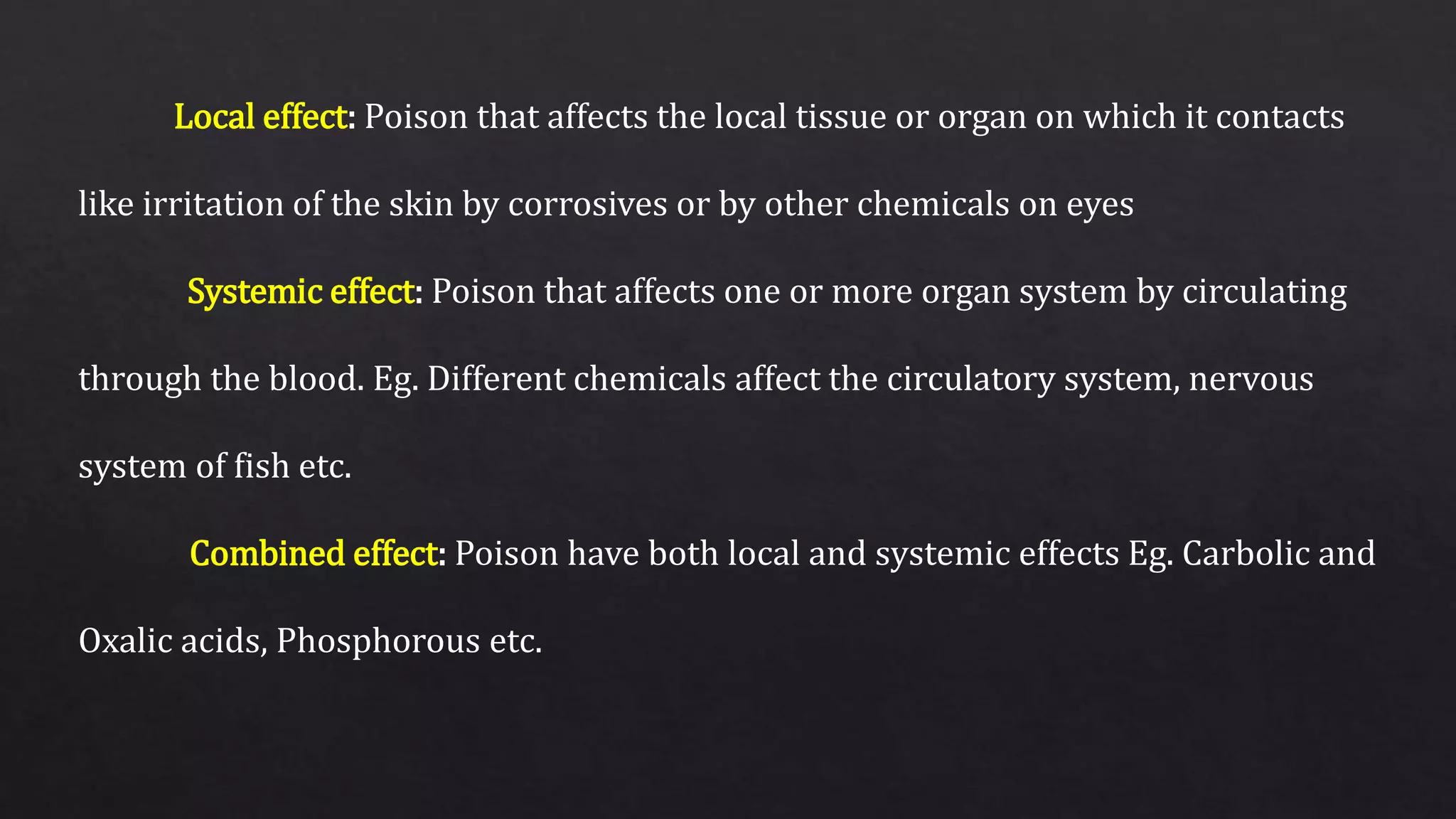 Classification of poisons and types of poisoning.pptx