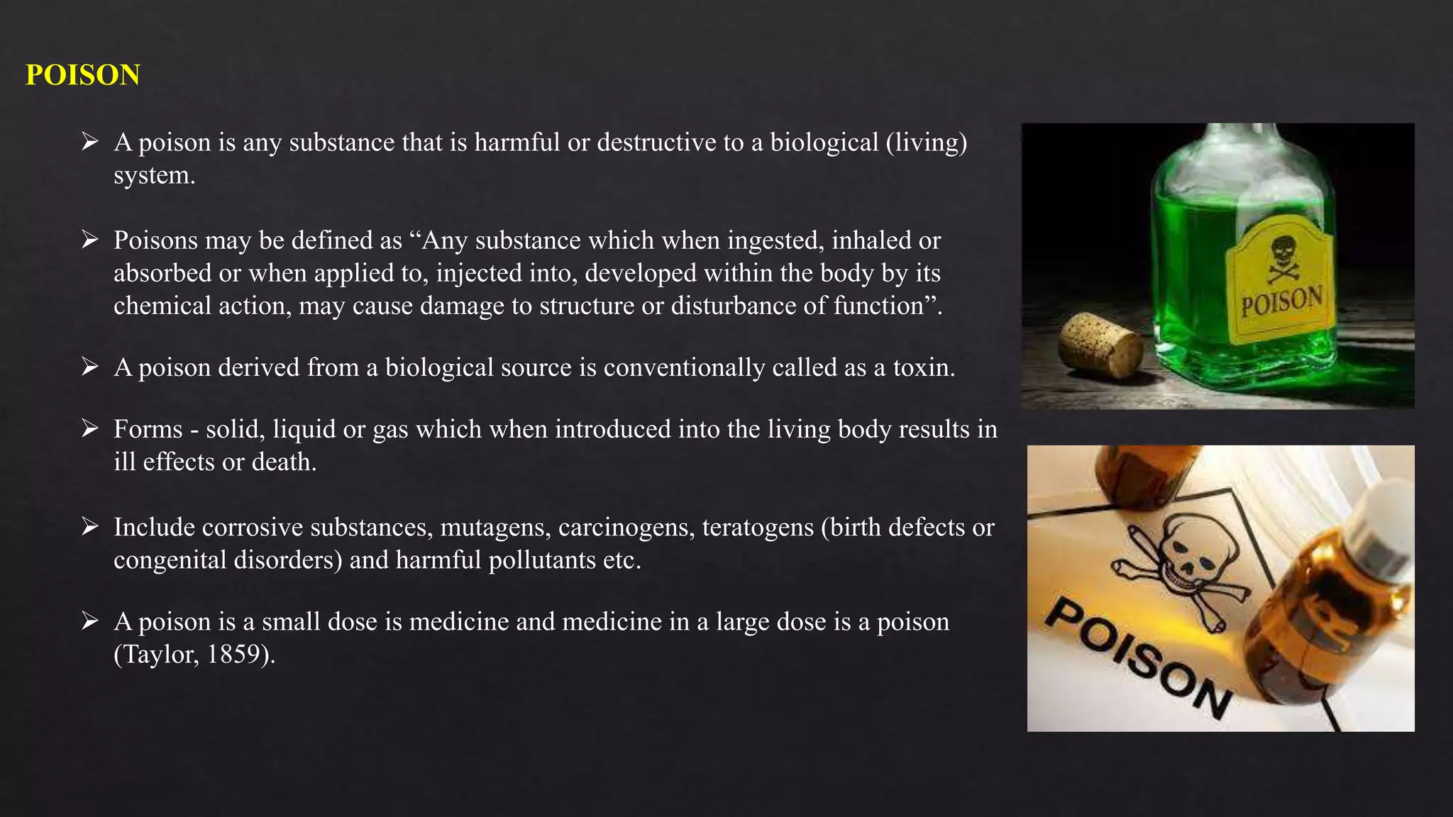 Classification of poisons and types of poisoning.pptx