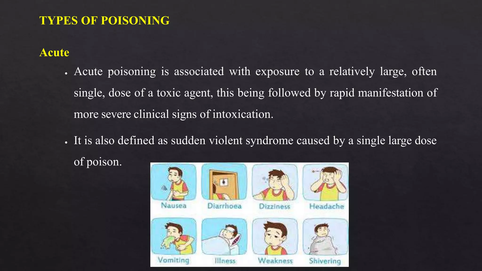 Classification of poisons and types of poisoning.pptx