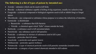 Classification of poisons and types of poisoning.pptx