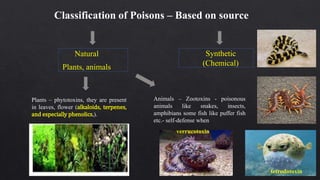 Classification of poisons and types of poisoning.pptx