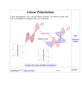 Classification of polarization | DOCX | Physics | Science