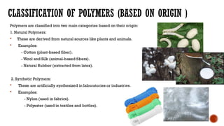 CLASSIFICATION OF POLYMERS about hjh .ppsx