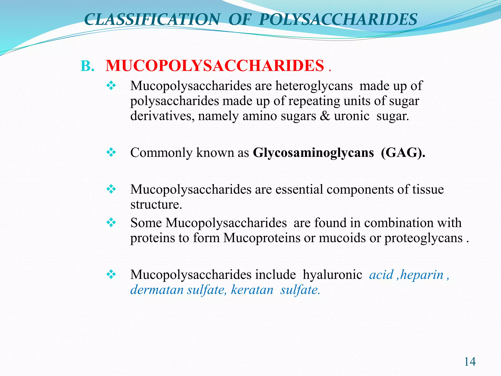 Classification of polysaccharides, gluconeogenesis and glucogenolysis ...