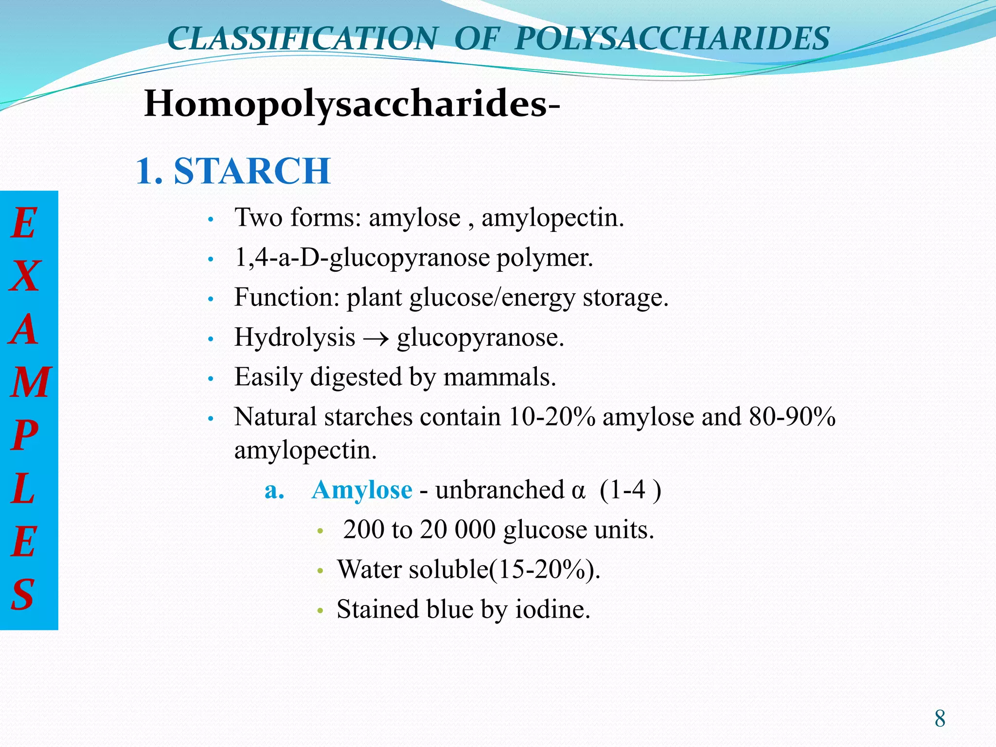 Classification of polysaccharides, gluconeogenesis and glucogenolysis ...