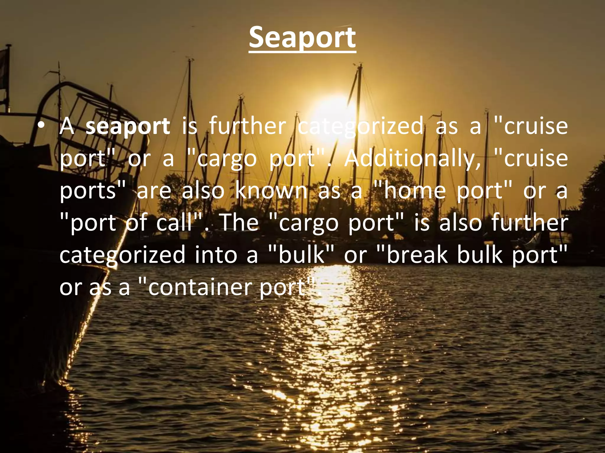 Classification of port and harbour ppt.pptx