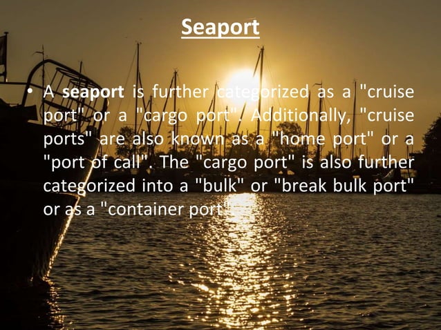 Classification of port and harbour ppt.pptx