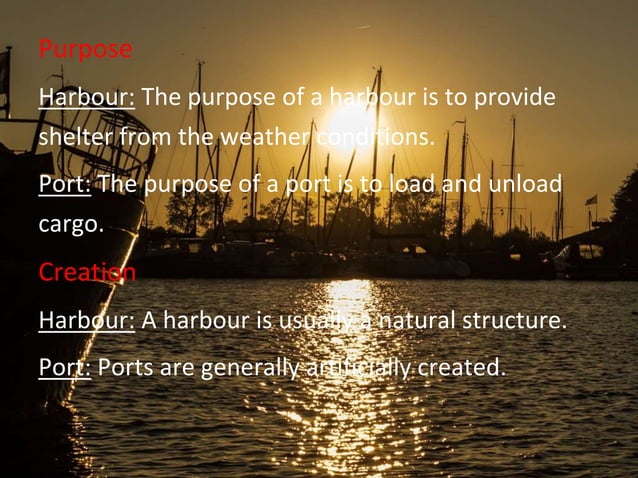 Classification of port and harbour ppt.pptx
