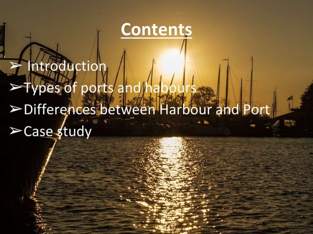 Classification of port and harbour ppt.pptx