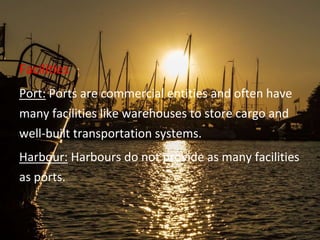 Classification of port and harbour ppt.pptx