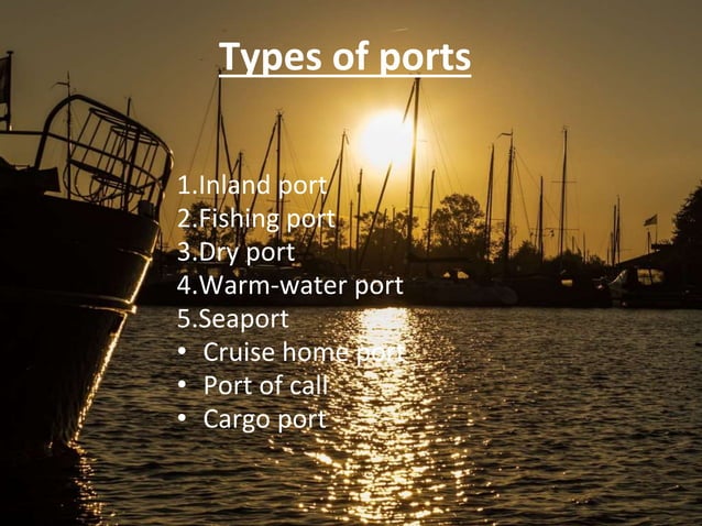 Classification of port and harbour ppt.pptx