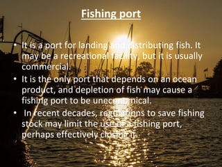 Classification of port and harbour ppt.pptx