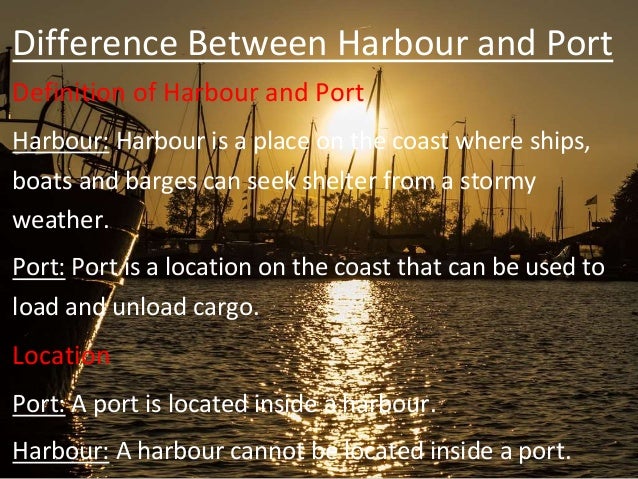 Classification of port and harbour ppt.pptx