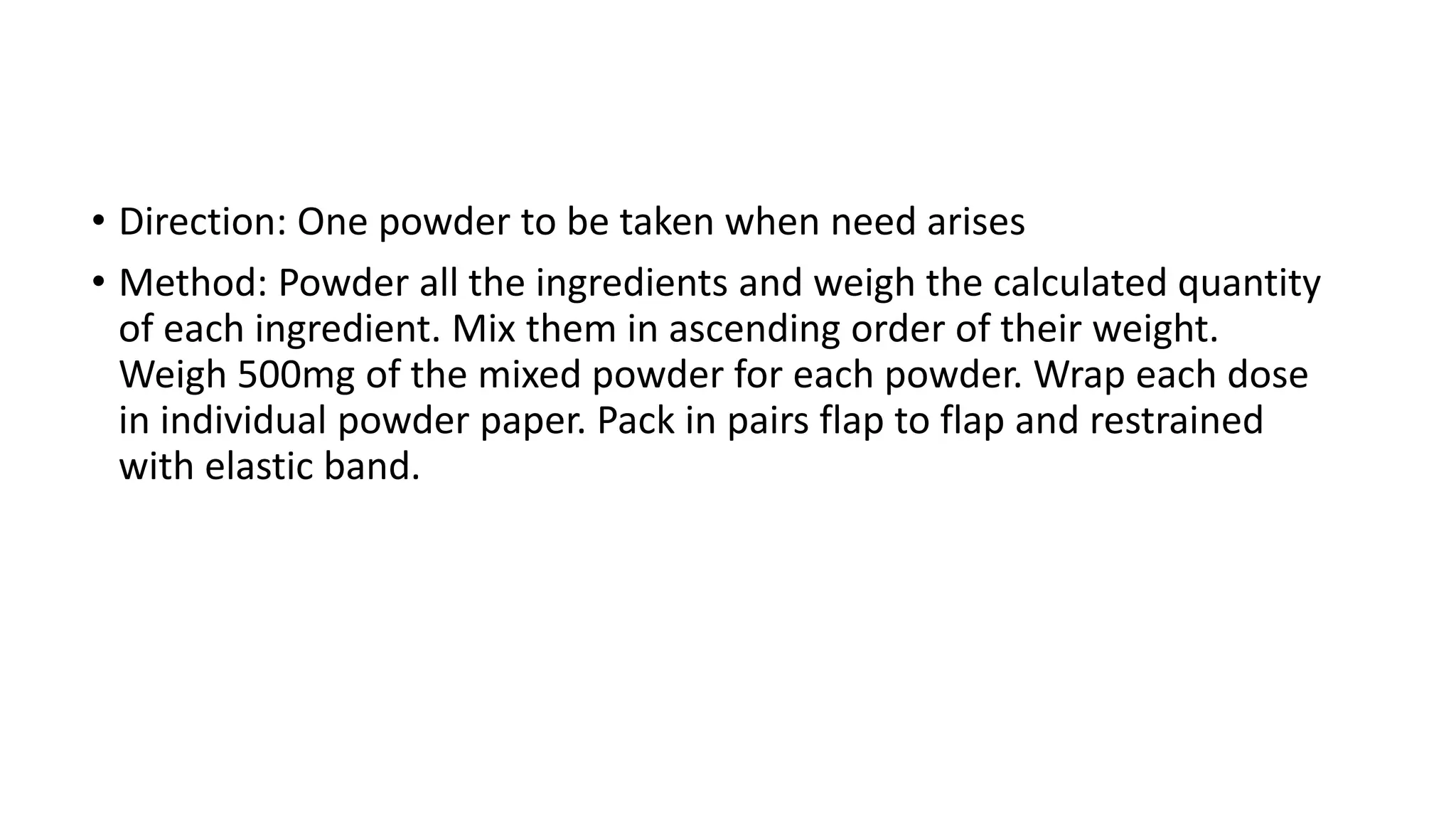 Classification of powders | PPTX | Oral care | Personal Care
