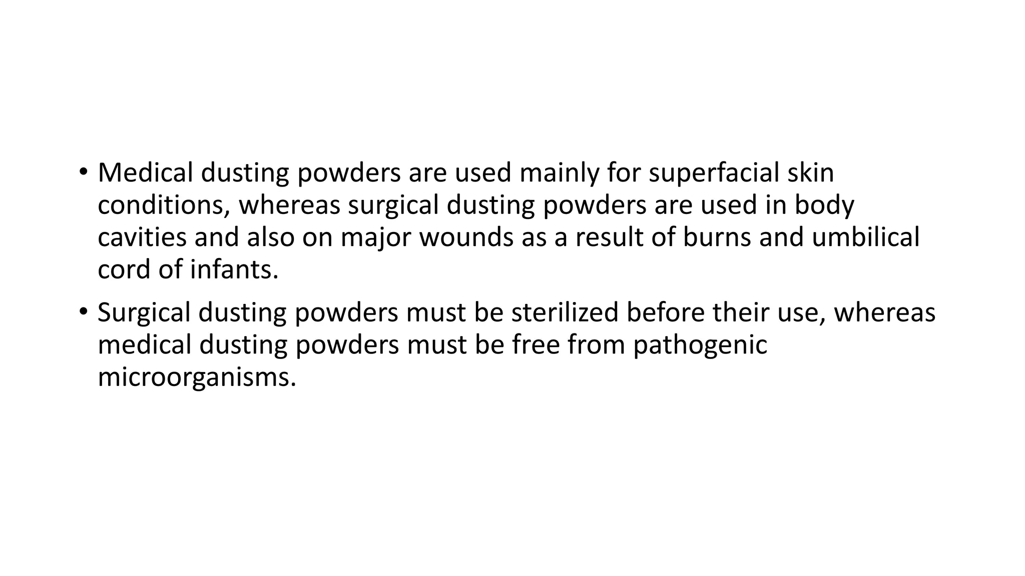 Classification of powders | PPTX