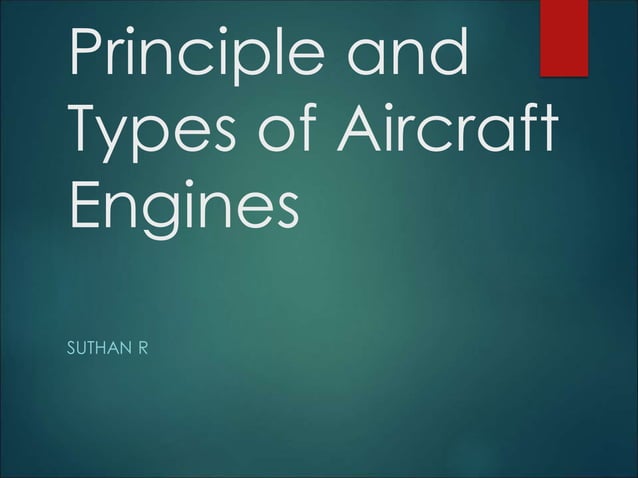 Classification of Aircraft power plants_Aircraft Propulsion | PDF