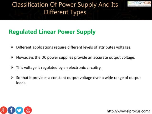 Classification of power supply and its different types | PPTX | Gas and ...