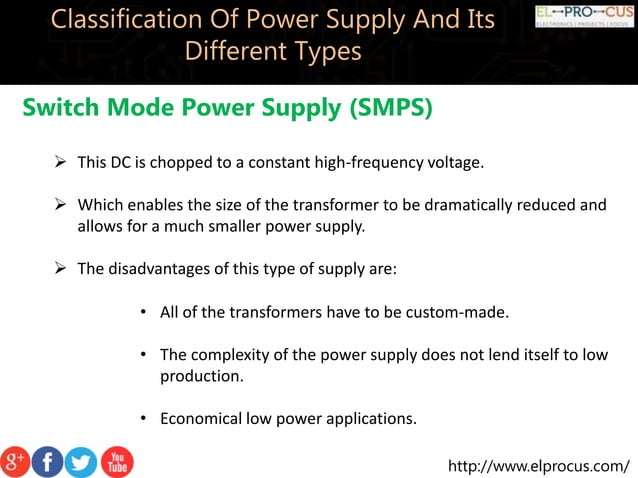 Classification of power supply and its different types | PPT