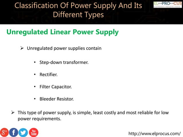 Classification of power supply and its different types | PPTX | Gas and ...