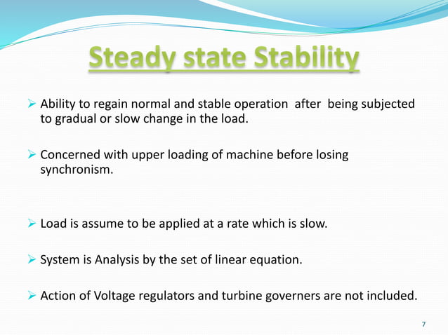 Classification Of Power System Stability | PPT