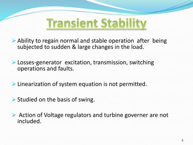 Classification Of Power System Stability | PPT