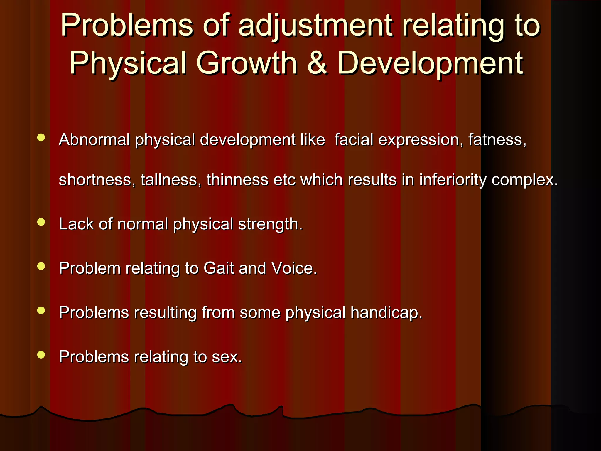 Classification of problems of adolescents | PPT