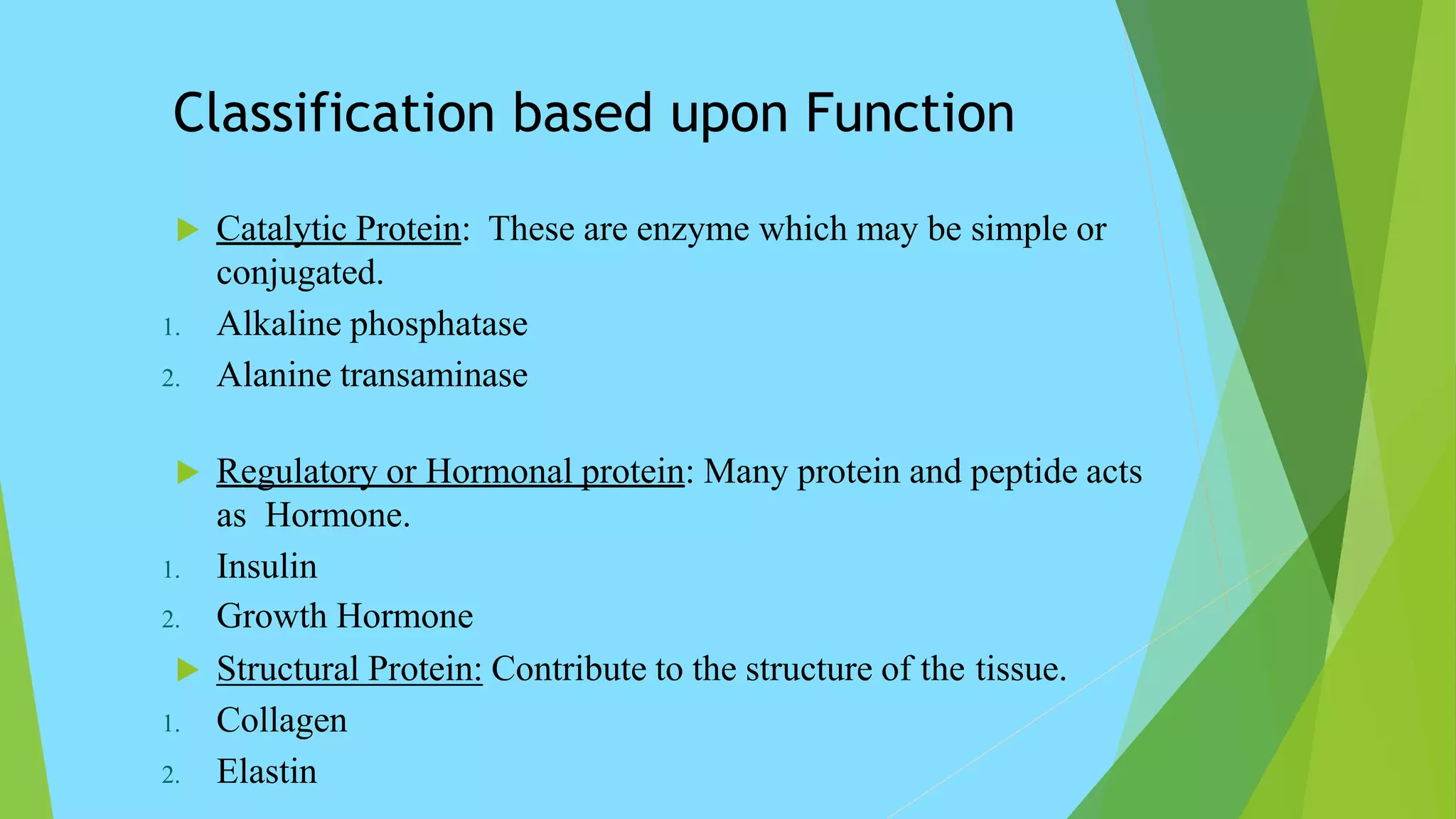 Classification of protein | PPTX