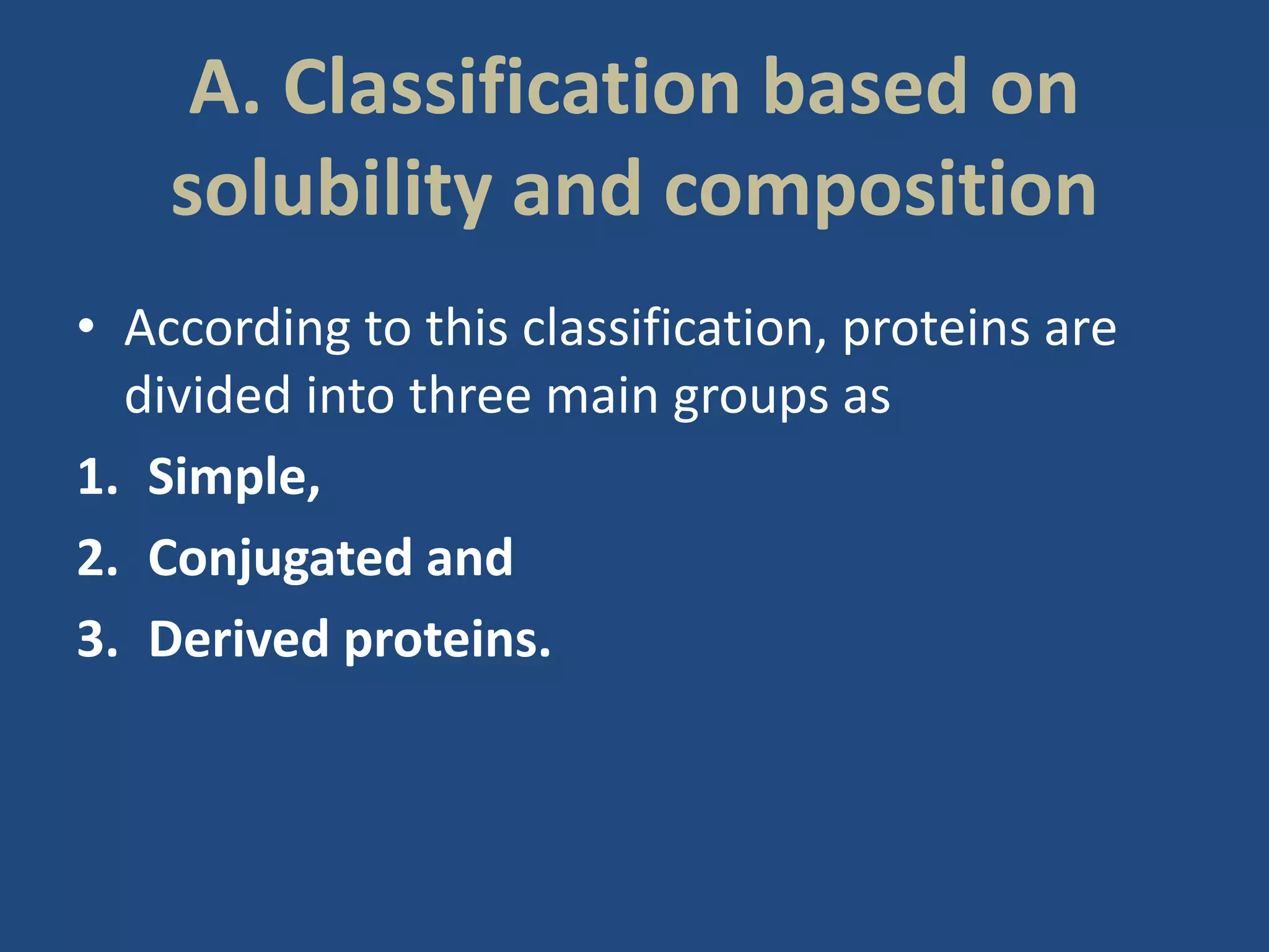 Classification of Protein by different mode. | PPTX