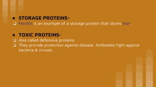 Classification of proteins | PPTX | Chemistry | Science