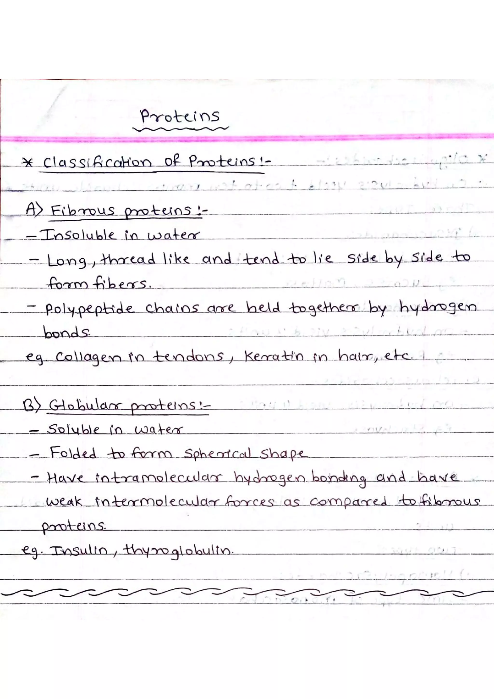 Classification of Proteins | PDF