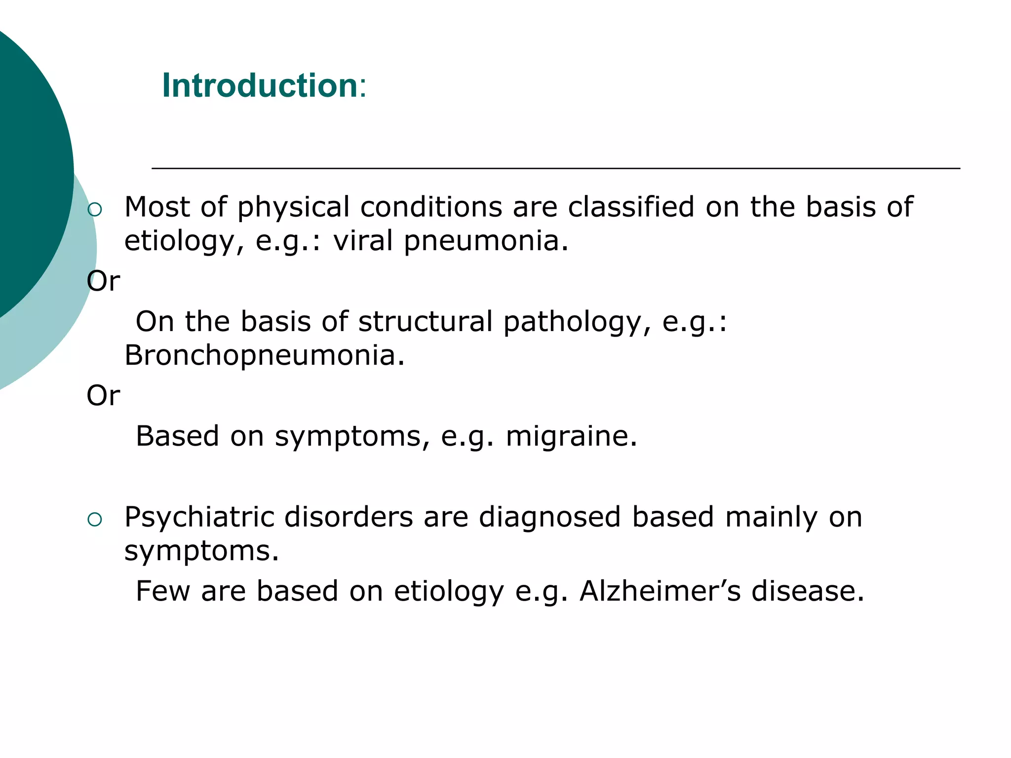 Classification of psychiatric disorders by Dr. Fatima.ppt