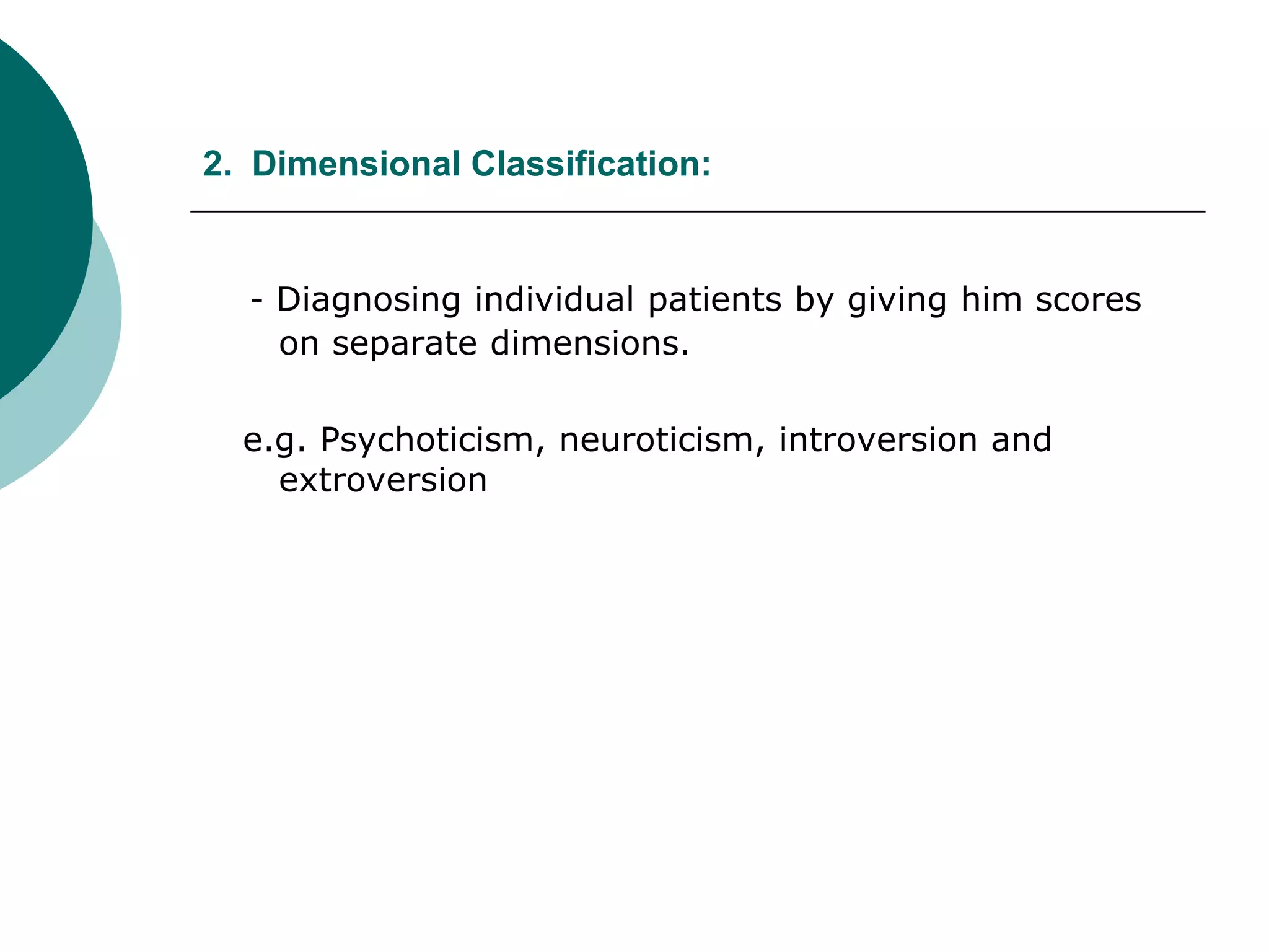 Classification of psychiatric disorders by Dr. Fatima.ppt
