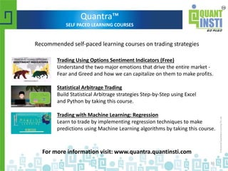 Classification of quantitative trading strategies webinar ppt | PPT