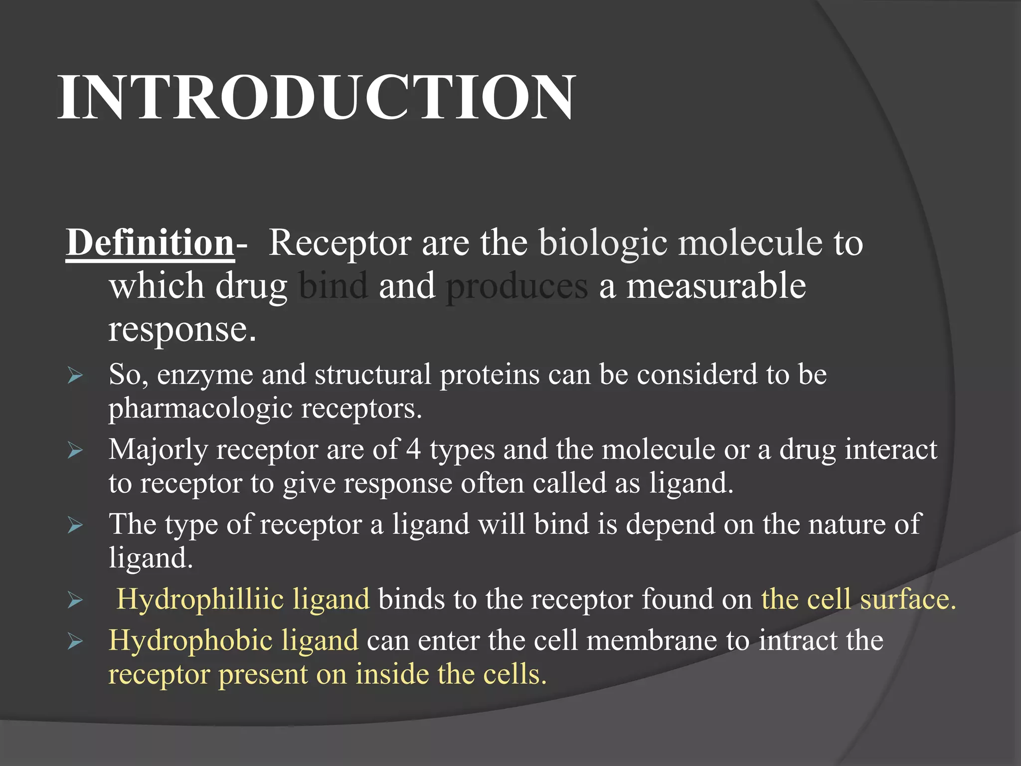 Classification of receptors family by vivek sharma | PPTX