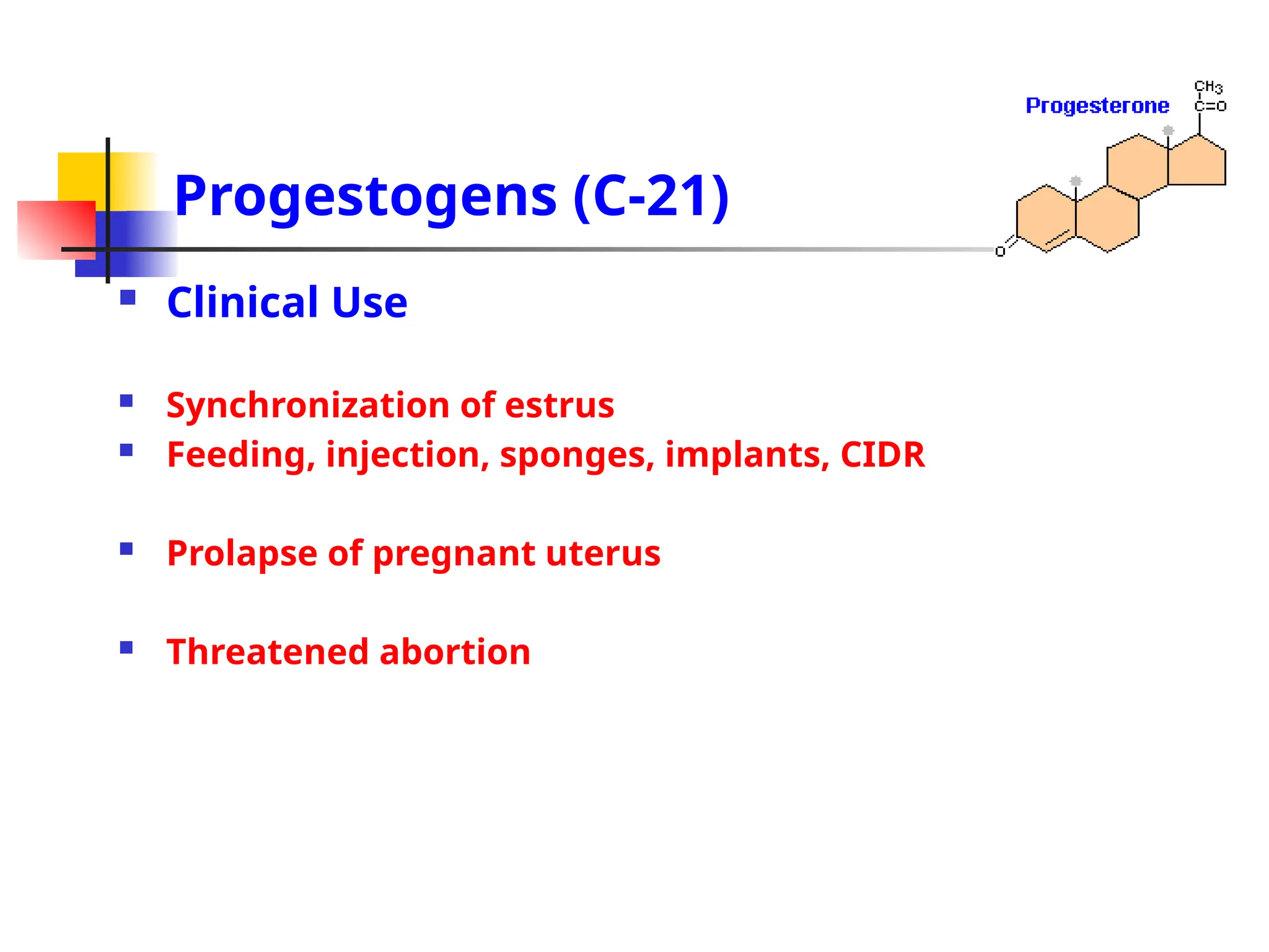 Classification of Repro hormones Bovines. pptx | PPTX