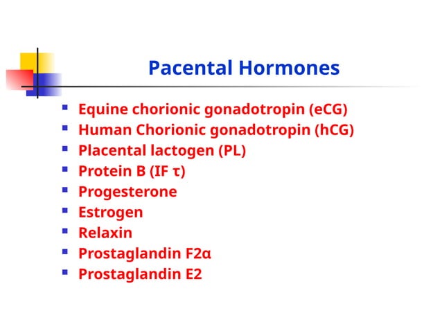 Classification of Repro hormones Bovines. pptx | PPTX