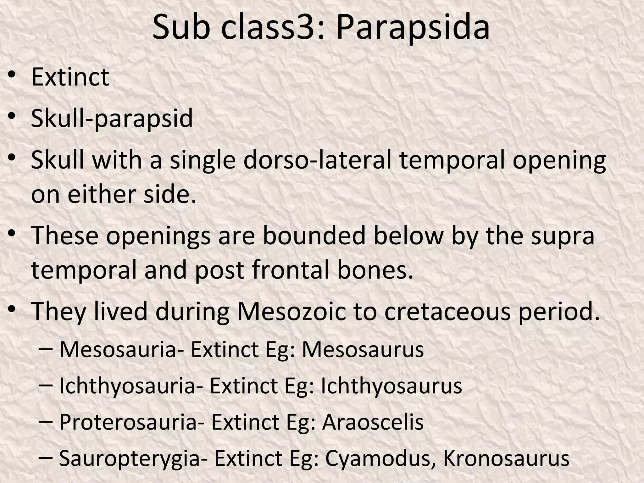 Classification of reptilia | PPT